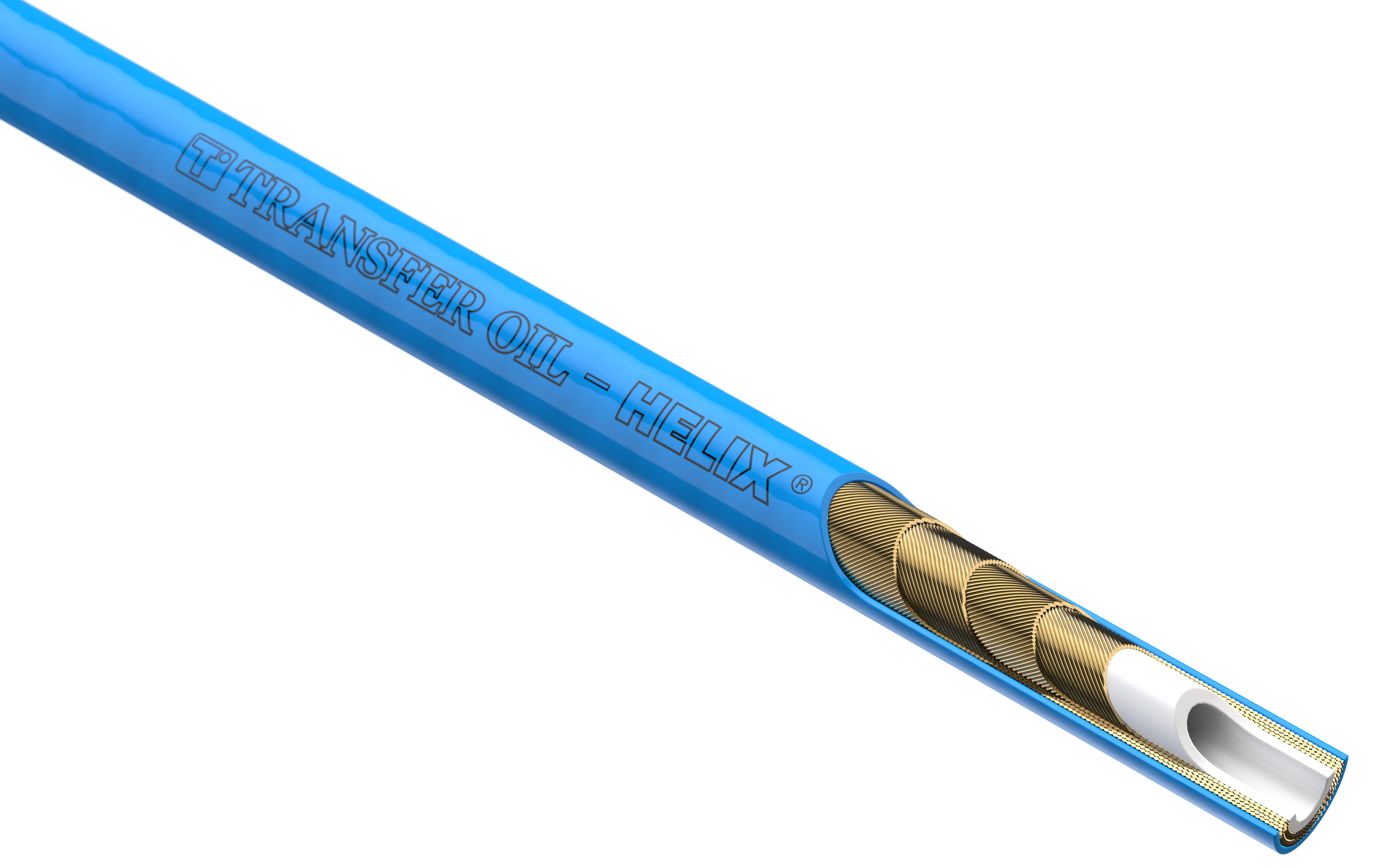 4SWH Helix - four Spiral UHP thermoplastic Hose for Tough Uses